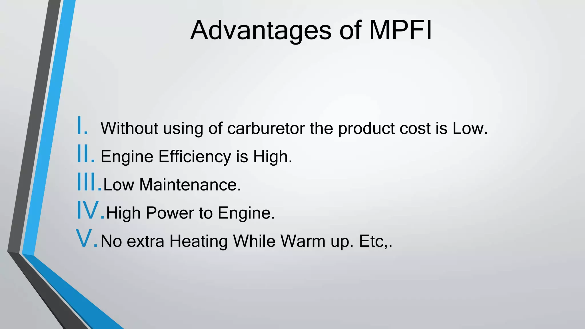 Multipoint Fuel Injection System (MPFI) | PPTX