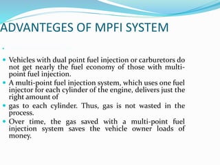 Multi point fuel injection system | PPT