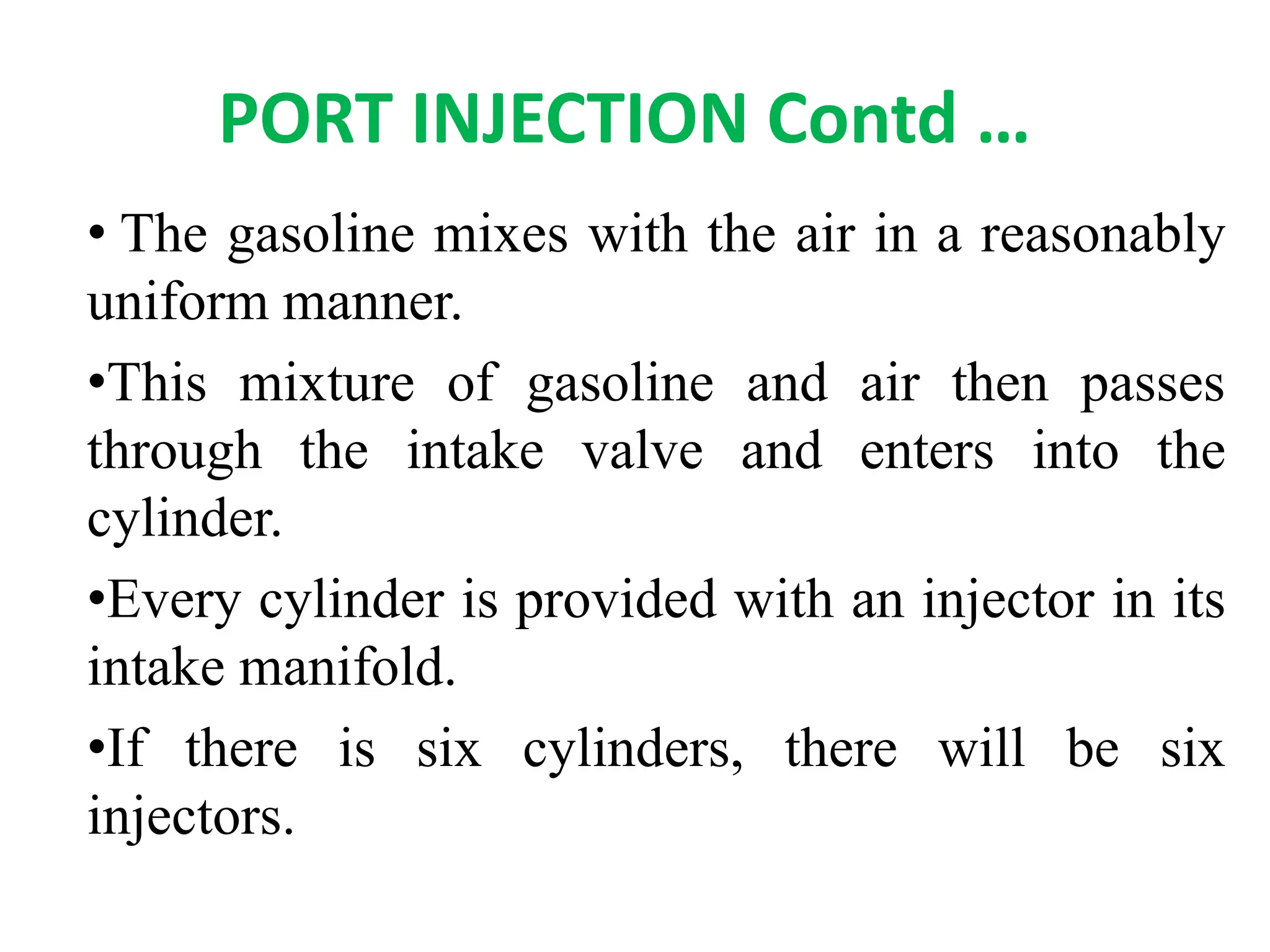 MULTI POINT FUEL INJECTION SYSTEM of Automobiles.pptx