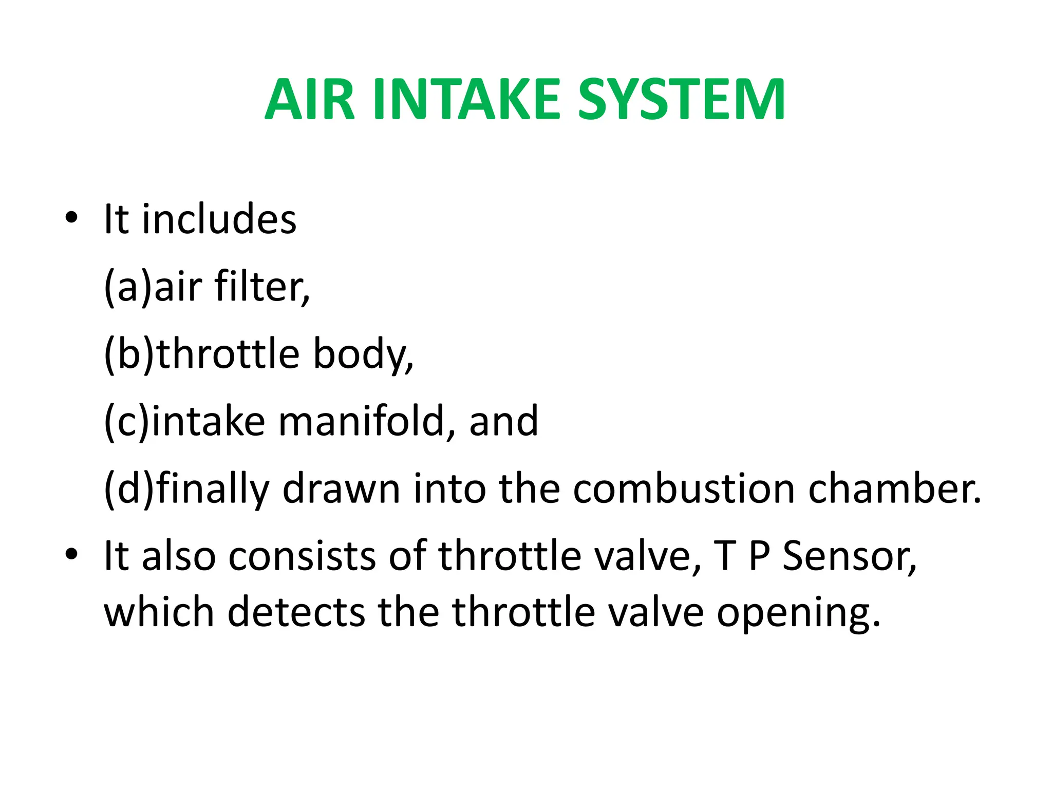 MULTI POINT FUEL INJECTION SYSTEM of Automobiles.pptx