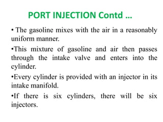 MULTI POINT FUEL INJECTION SYSTEM of Automobiles.pptx