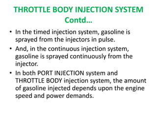 MULTI POINT FUEL INJECTION SYSTEM of Automobiles.pptx