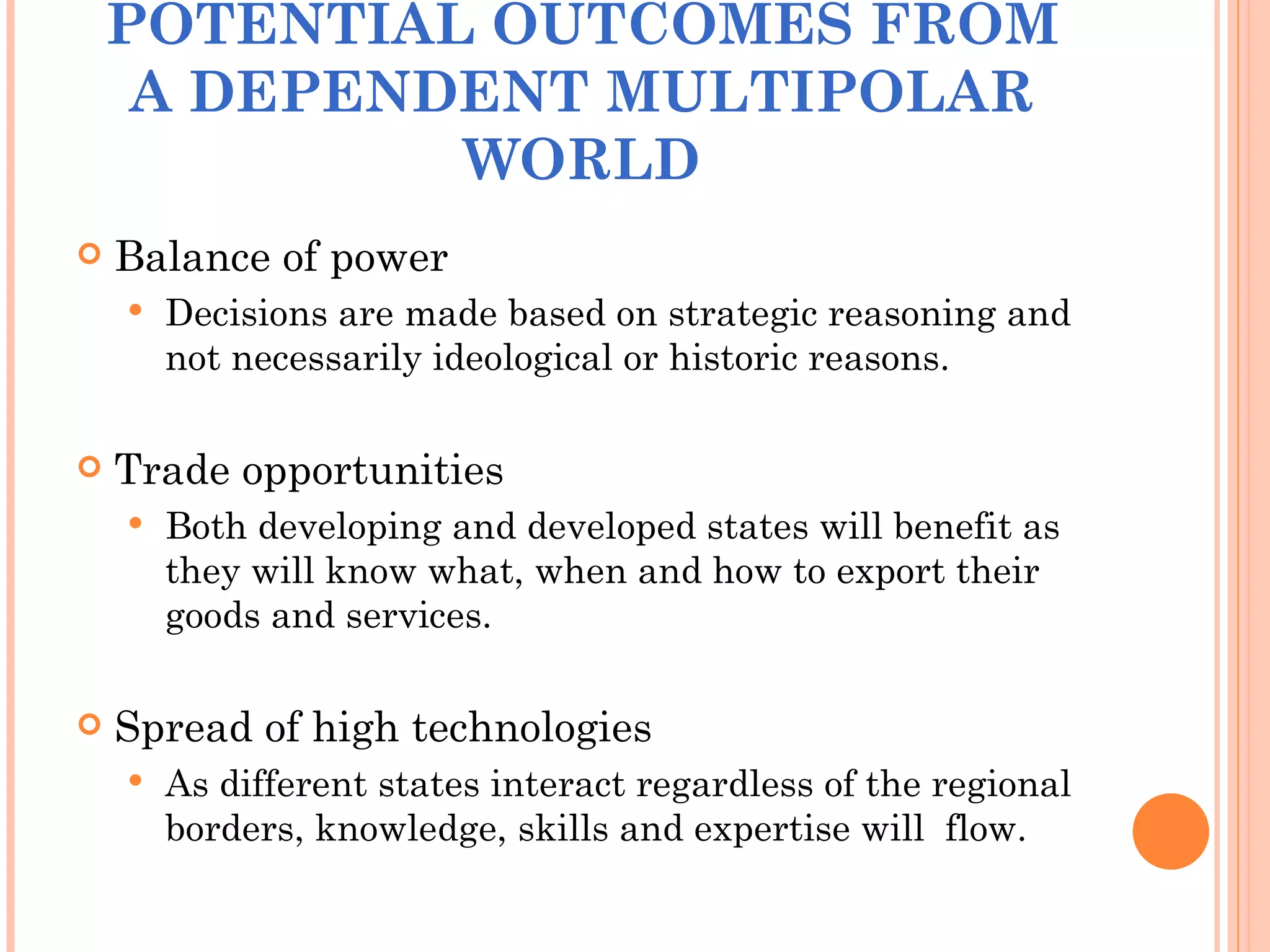 Multipolar world presentation modified (2) | PPT