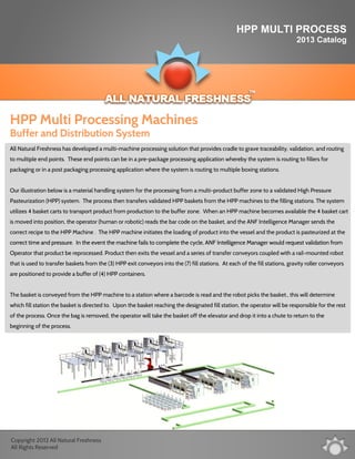 HPP Multi Processing Machine Solution | PDF
