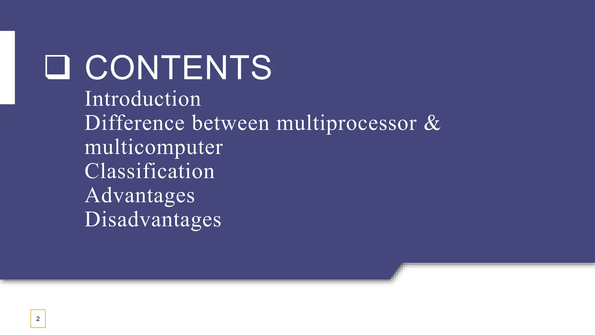 Multiprocessing, difference, advantages and disadvantages | PPTX