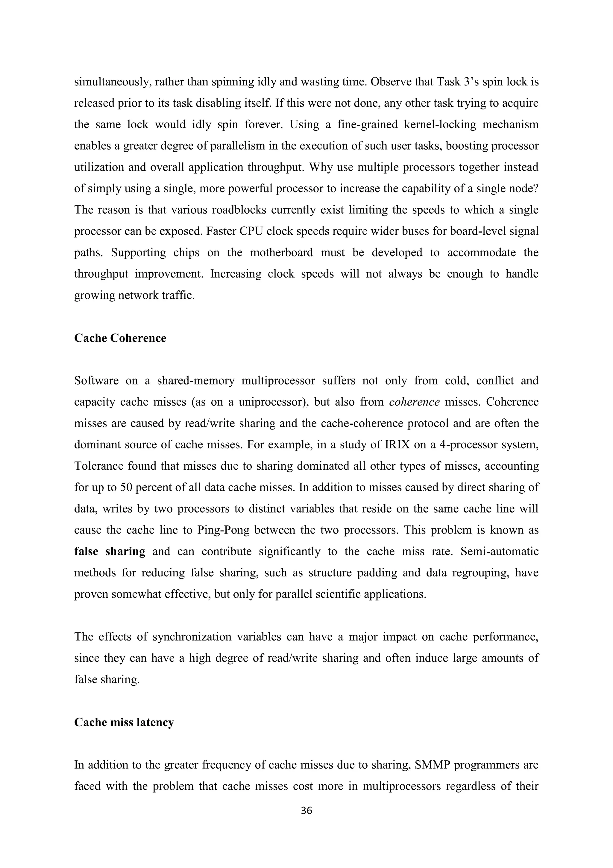 Multiprocessing operating systems | PDF