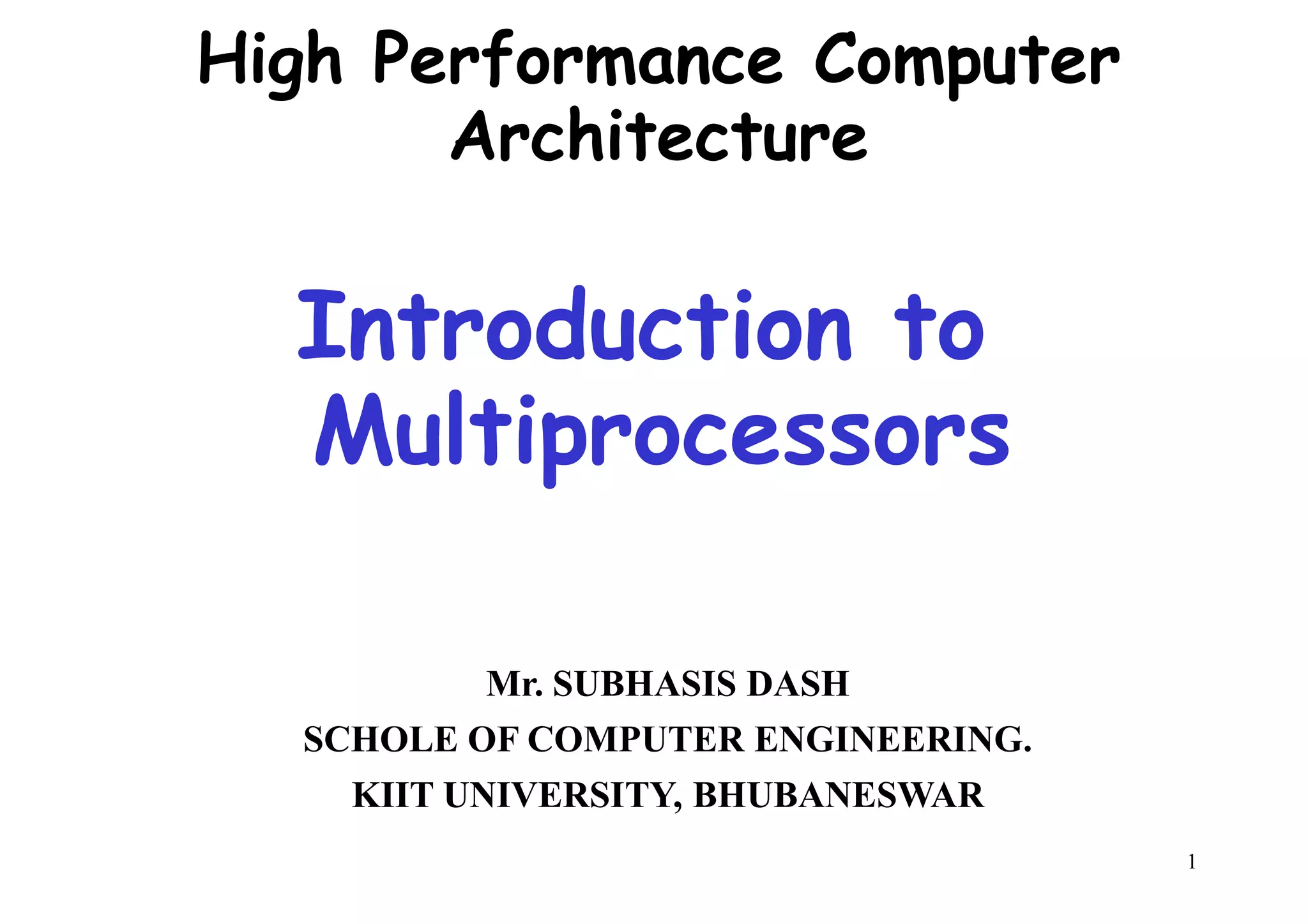 High Performance Computer Architecture | PDF