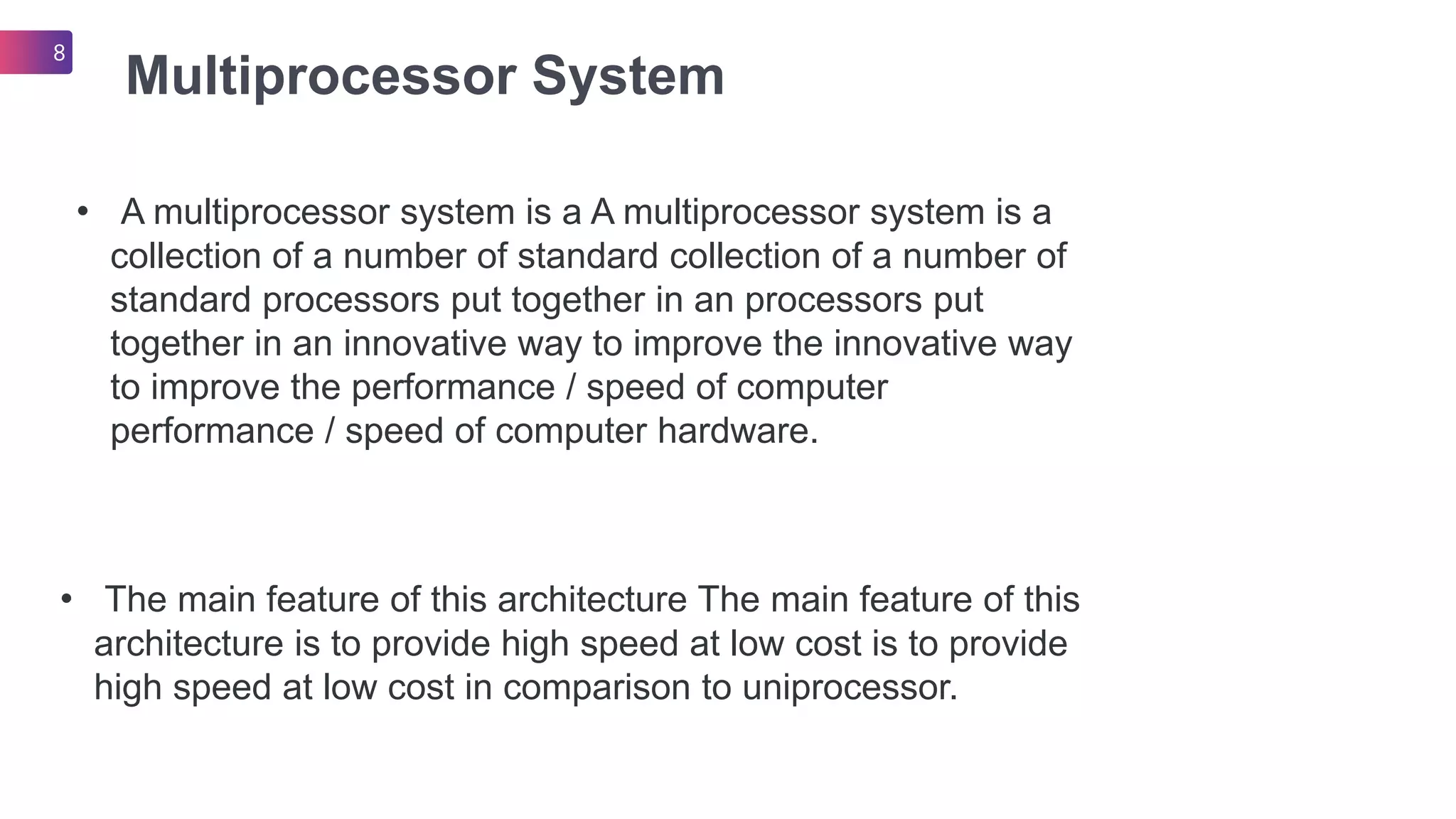 Multi processor | PPT