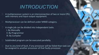 MULTIPROCESSOR OPERATING SYSTEMS | PPTX