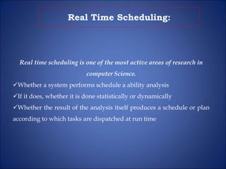 MULTIPROCESSOR AND REAL TIME SCHEDULING.ppt