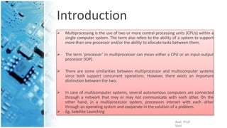 Multiprocessor Architecture (Advanced computer architecture) | PPTX
