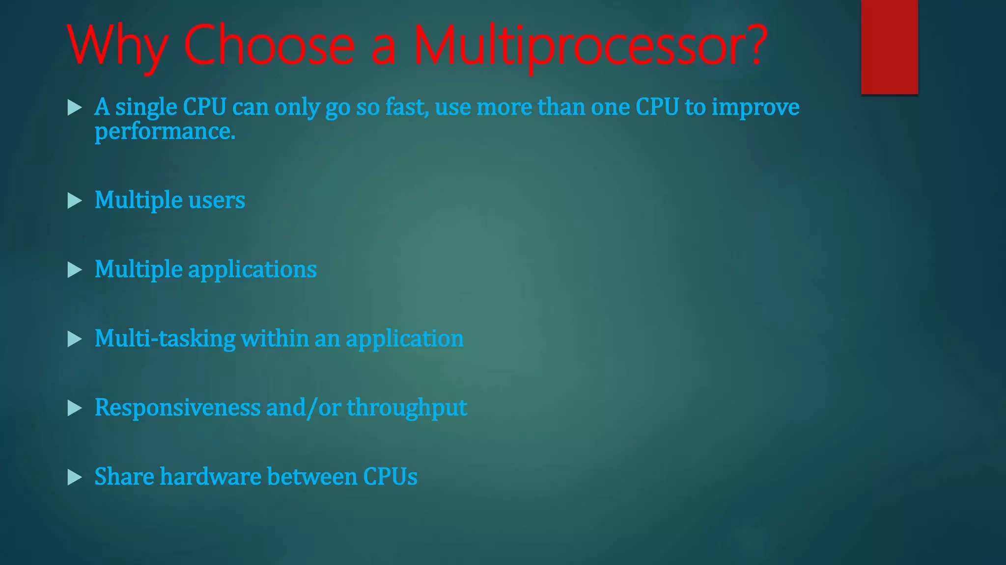 Multiprocessor structures | PPTX