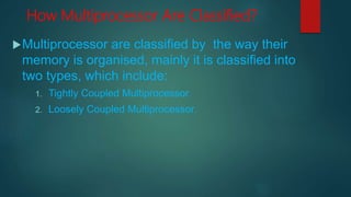 Multiprocessor structures | PPTX