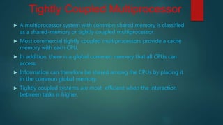 Multiprocessor structures | PPTX