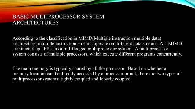 Multiprocessor system architectures.pptx