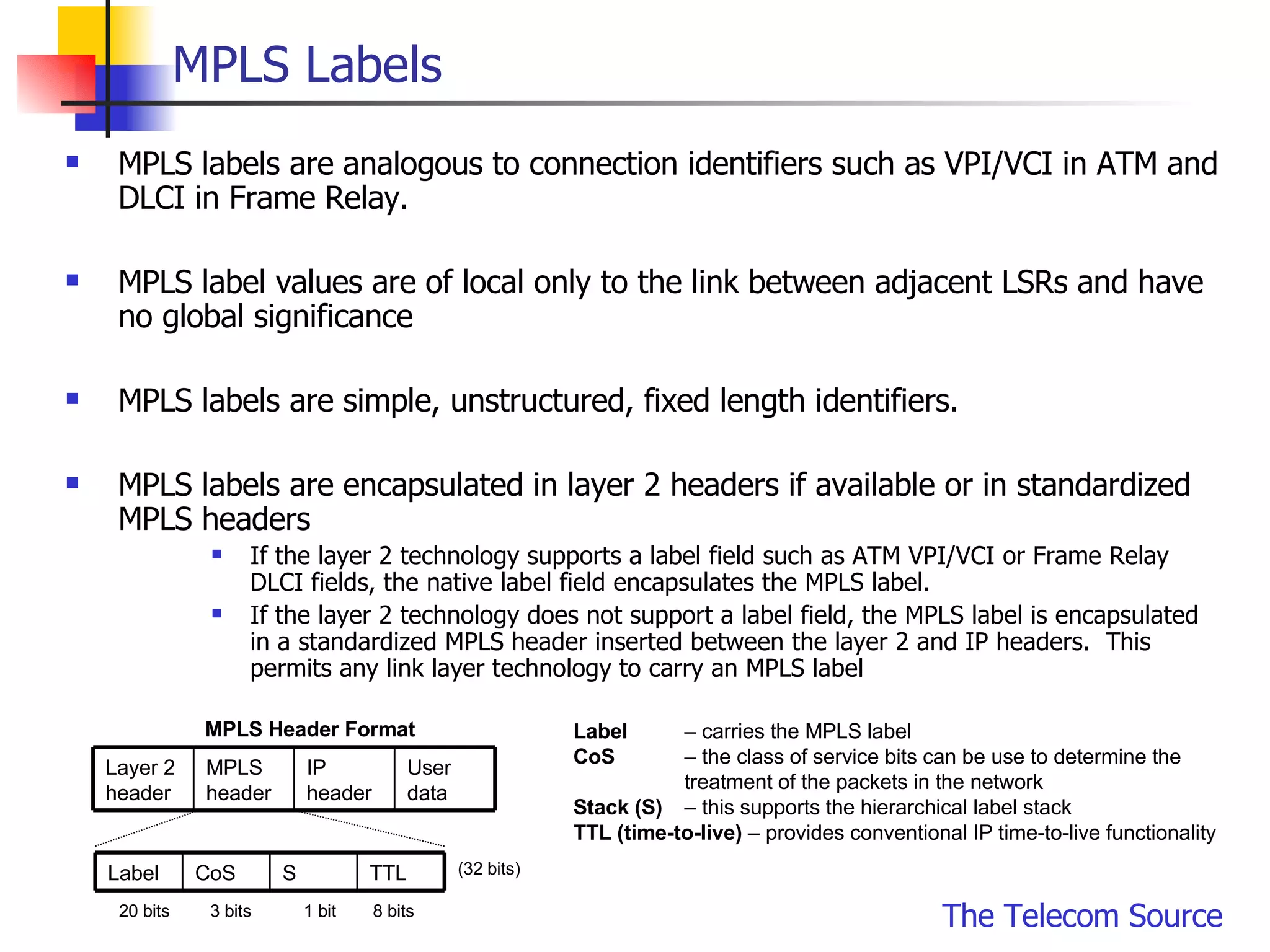 Multi-Protocol Label Switching | PPT