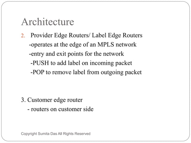 Multiprotocol label switching | PPTX | Computer Networking | Computing