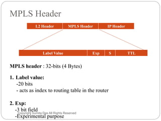 Multiprotocol label switching | PPTX