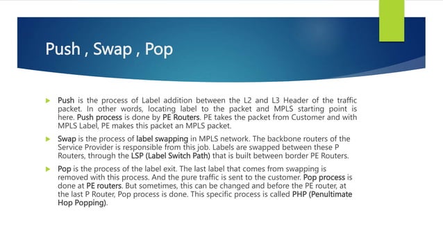 Multiprotocol label switching (MPLS).pptx | Computer Networking | Computing