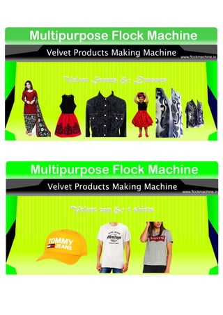 Multipurpose flock machine manufacturers ahmedabad gujarat india | PDF