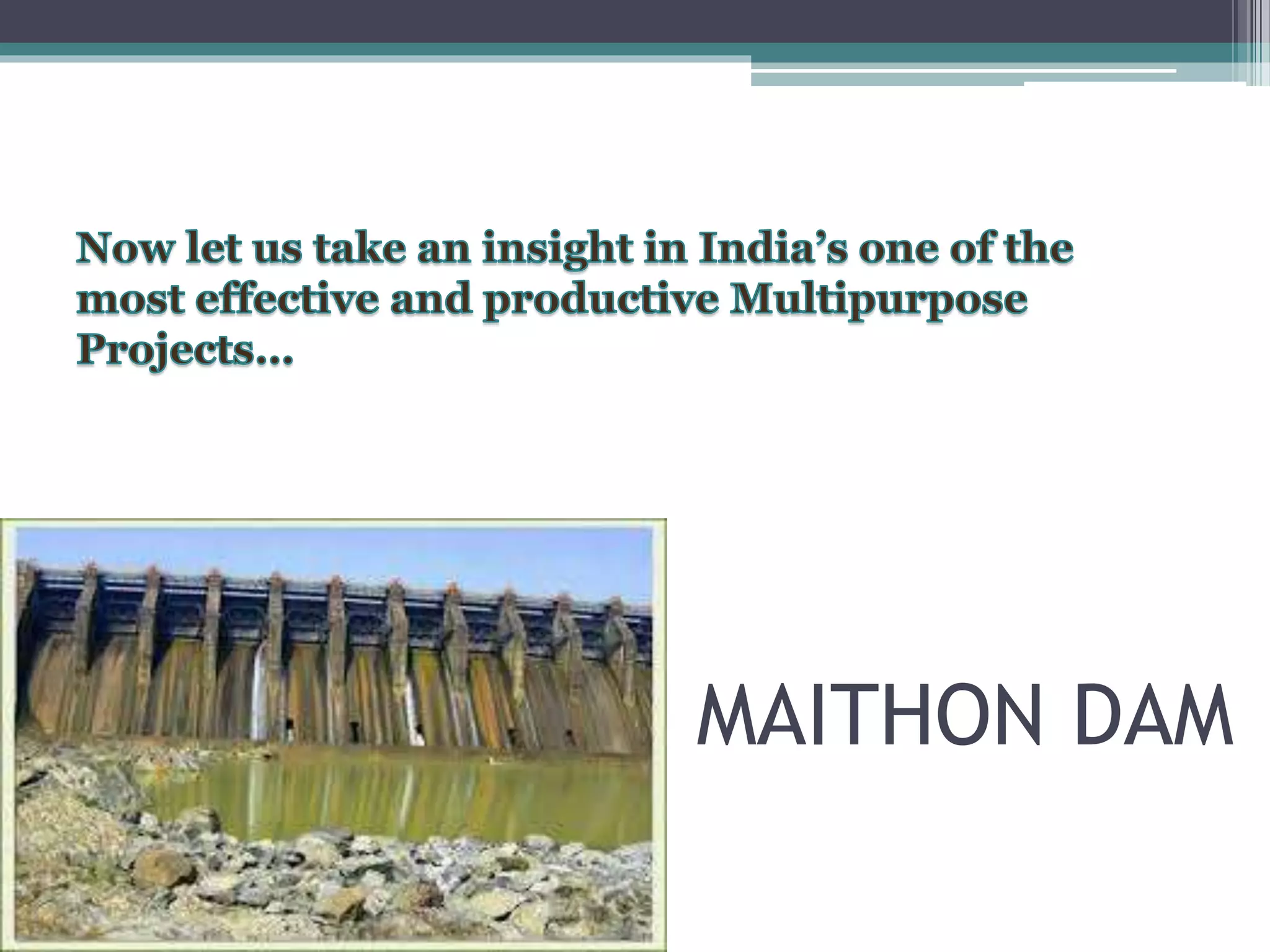 Multipurpose projects | PPTX