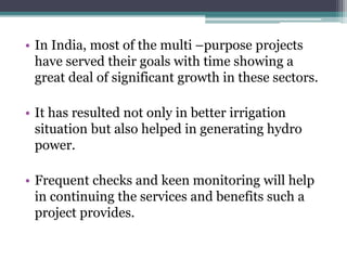 Multipurpose projects | PPTX