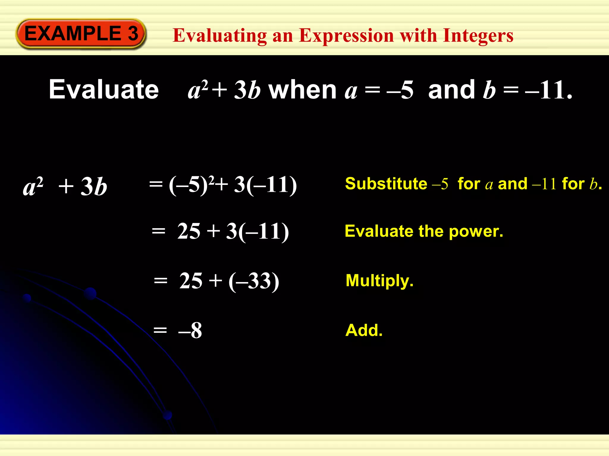 Multipying integers | PPT