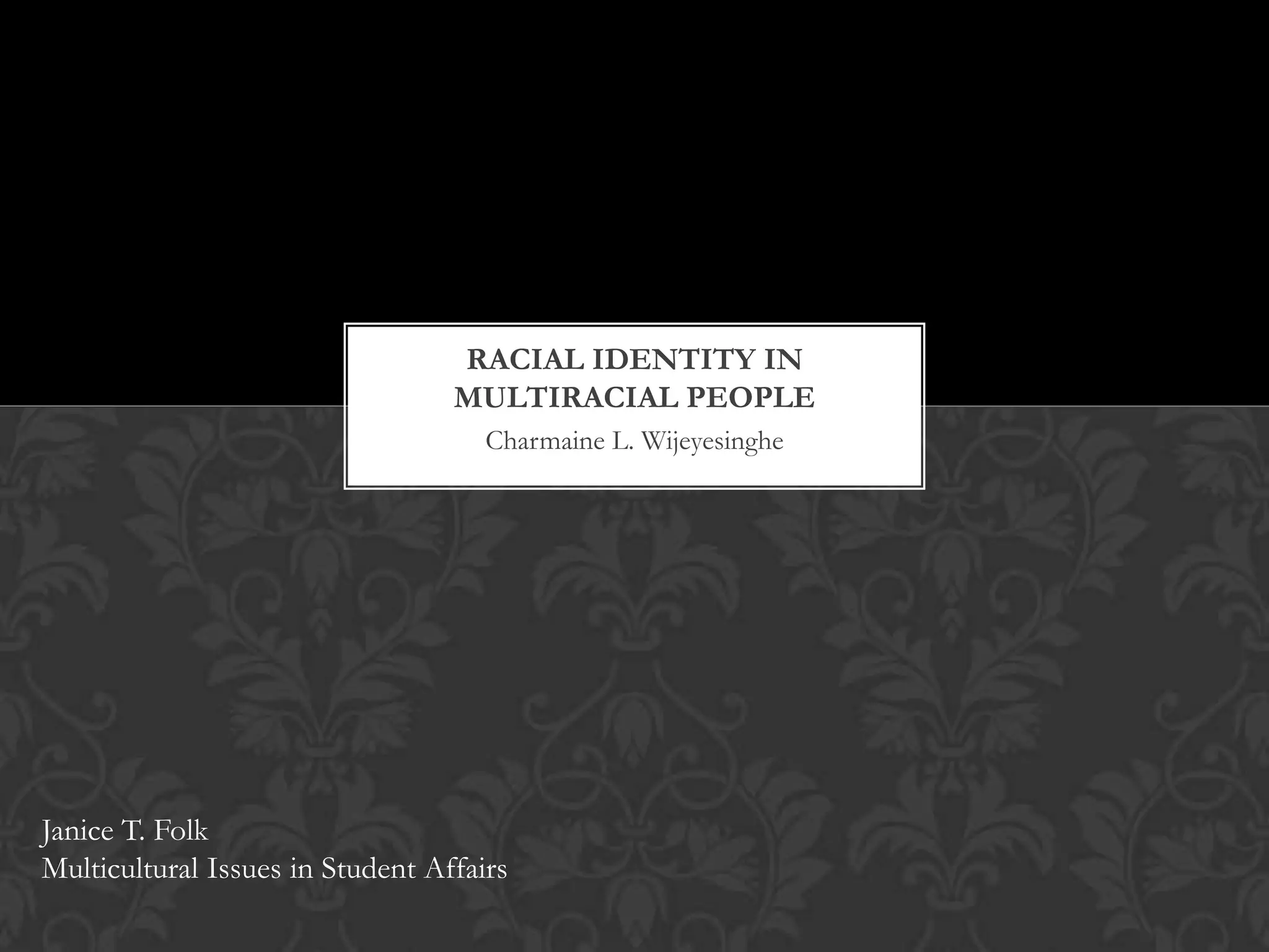 Multiracial presentation | PPTX