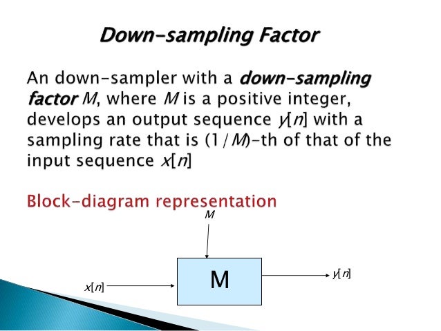 Multirate digital signal processing Multirate digital signal processing