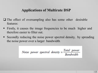 Multirate signal processing | PDF