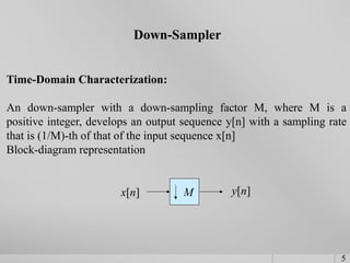 Multirate signal processing | PDF