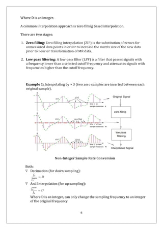 Multirate signal processing and decimation interpolation | PDF