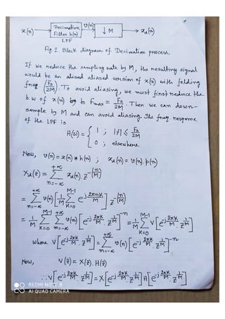 Multirate Signal Processing_Part 1, Digital Signal Processing | PDF