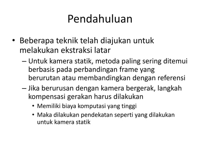 Multiresolution Color Image Segmentation Applied To Background Extraction In Outdoor Images Ppt