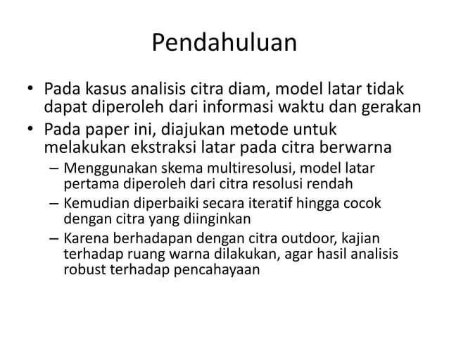 Multiresolution Color Image Segmentation Applied to Background ...