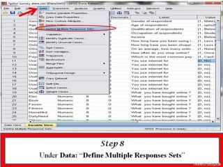 Multi responses bar chart in spss | PPT