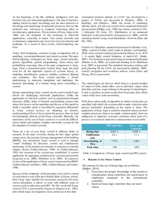 Multirotor control ua vs based on fuzzy logic | PDF