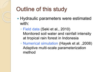 Estimation of hydraulic parameters with multi-scale parameterization method | PPT