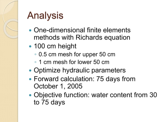 Estimation of hydraulic parameters with multi-scale parameterization method | PPT