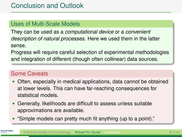 Multi-Scale Models in Immunobiology | PPT