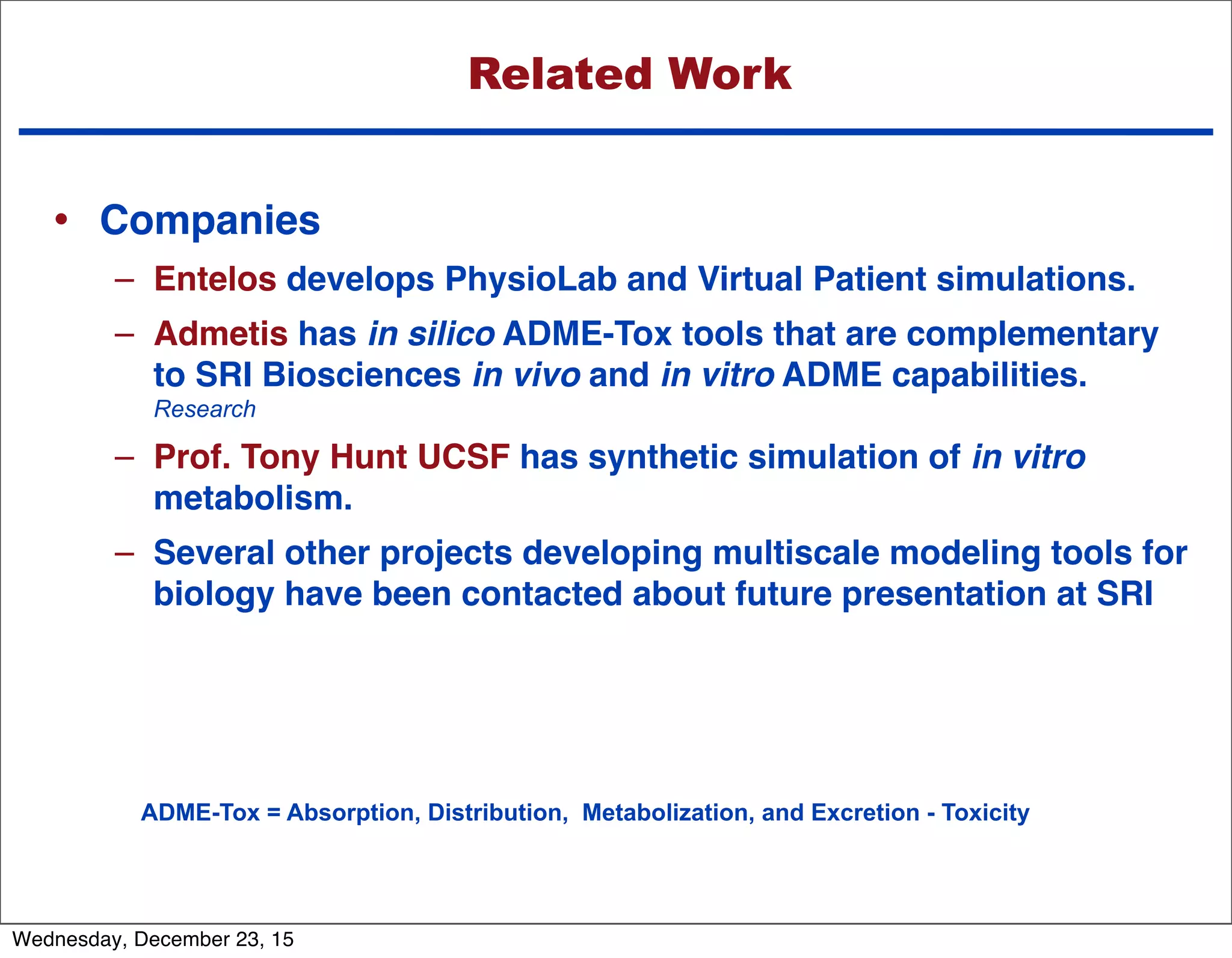 2006 Multiscale Modeling And Simulation For Drug Development And