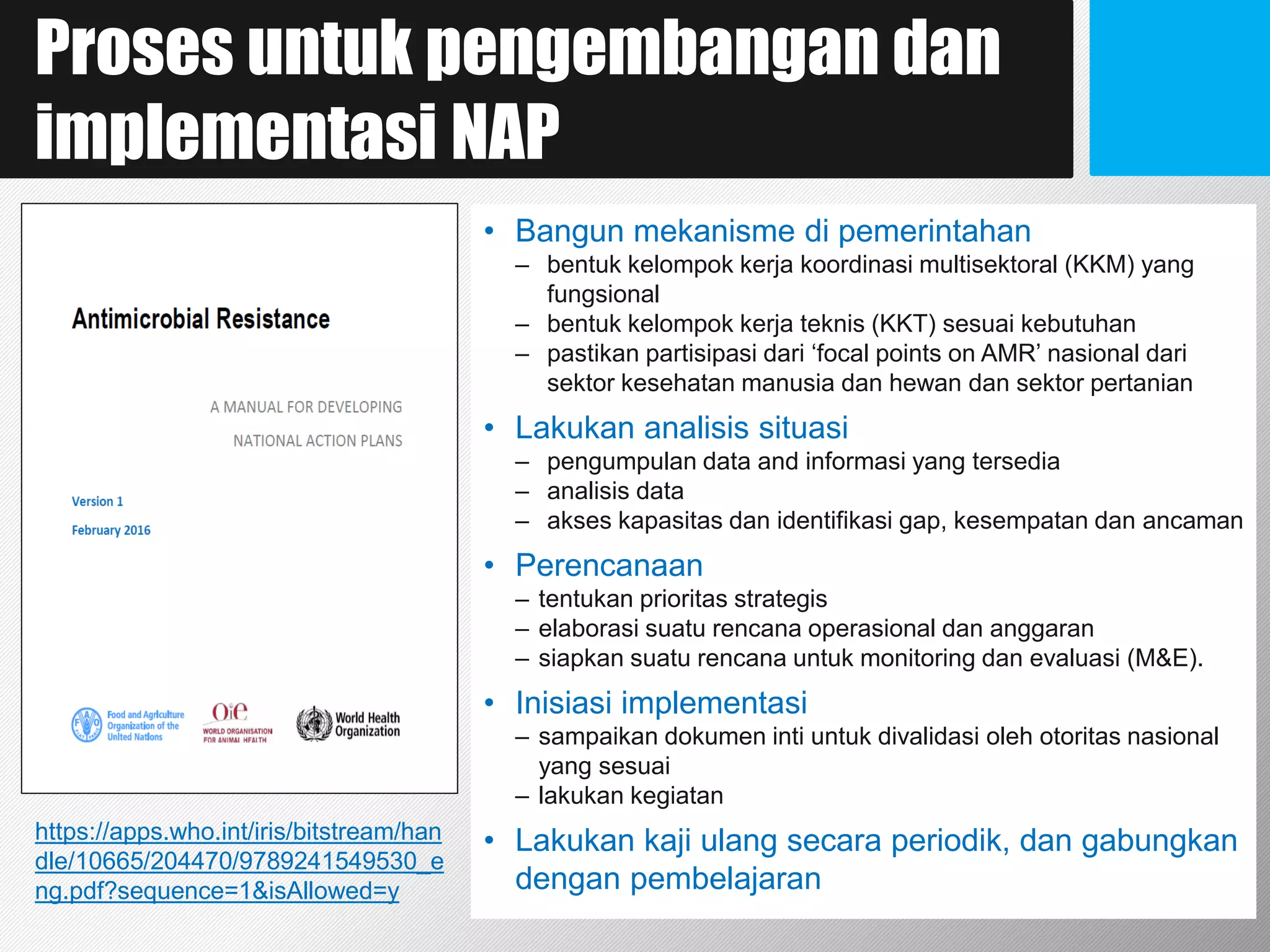 Konsep Multisektor Rencana Aksi Nasional Pengendalian Resistensi Antimikroba 2020-2024 ...