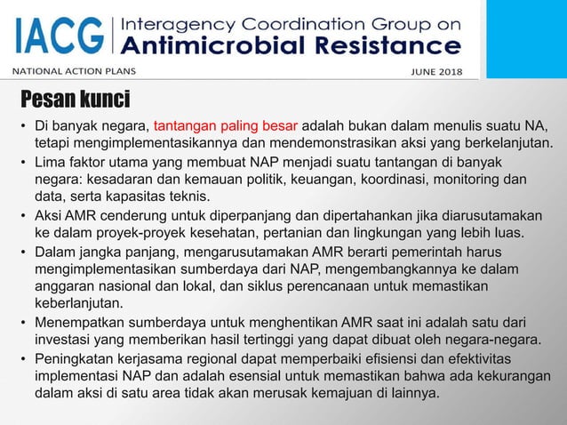 Konsep Multisektor Rencana Aksi Nasional Pengendalian Resistensi ...