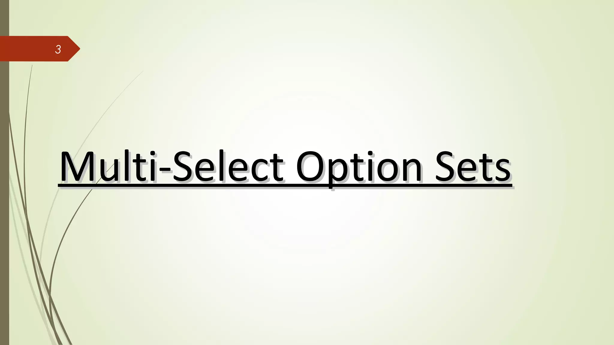 Multi Select Option set in Microsoft Dynamics 365 | PPT