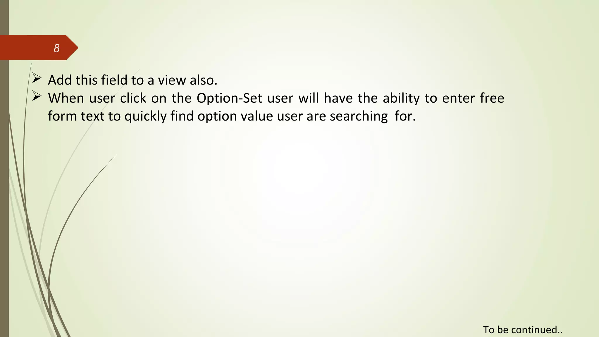 Multi Select Option Set In Microsoft Dynamics 365 Ppt