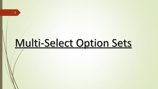 Multi Select Option Set In Microsoft Dynamics 365 Ppt