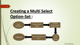 Multi Select Option set in Microsoft Dynamics 365 | PPT