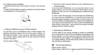 Aeon Labs Multi sensor 6 in 1 manual english | PPT
