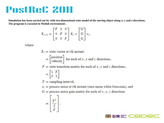 Multisensor data fusion in object tracking applications | PPT | Physics | Science