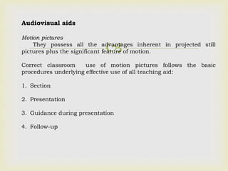 Multi sensory aids of teaching | PPTX